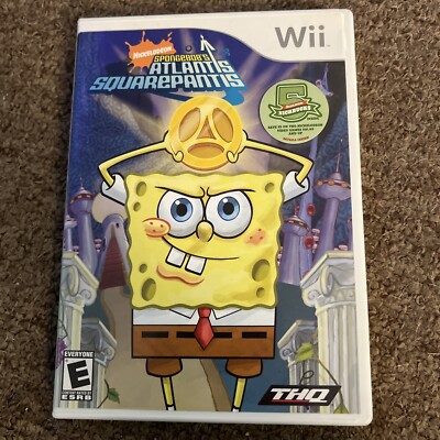 Nintendo Wii SpongeBob's Atlantis Squarepantis Video Game | eBay