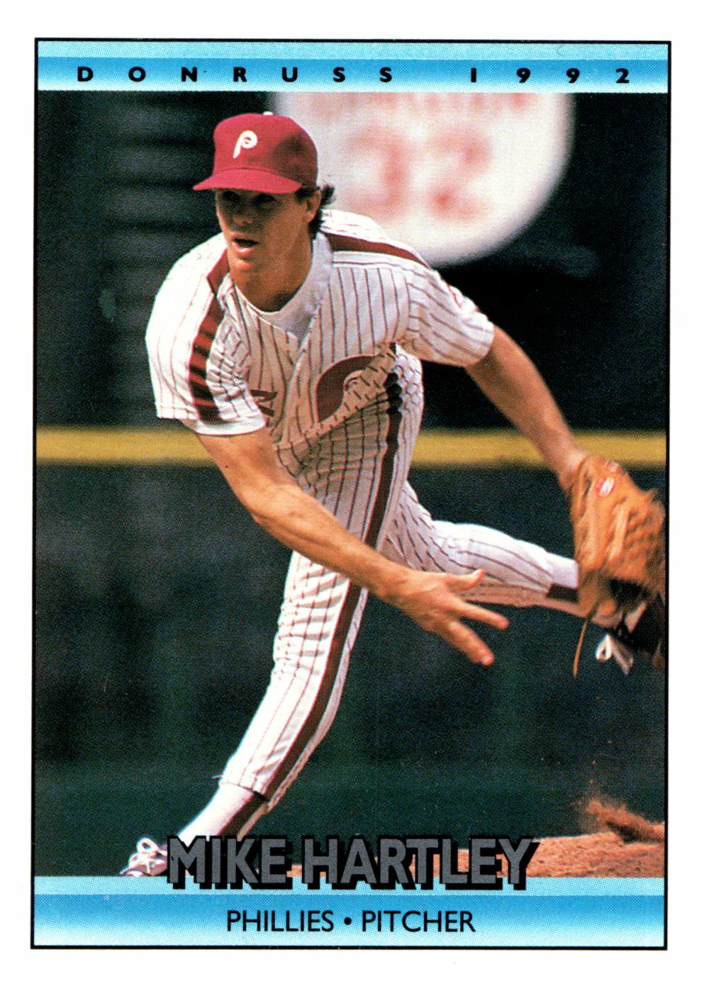 1992 Donruss Philadelphia Phillies Baseball Card #726 Mike Hartley | eBay