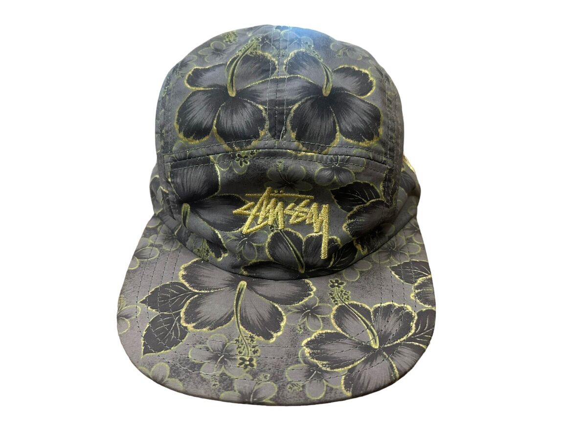 Vintage Stussy New Era Authentic 5 Panel Floral Pattern Rare Vintage Stussy New Era Authentic 5 Panel Floral Pattern Rare