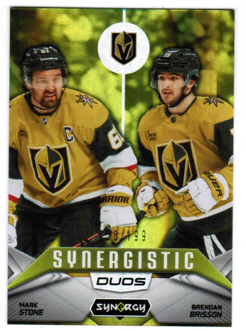 24/25 2024 SYNERGY MARK STONE BRENDAN BRISSON SD-10 SYNERGISTIC DUOS ...