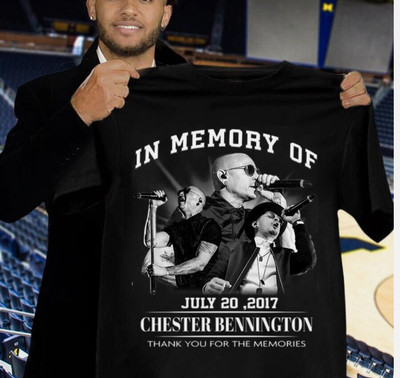 In My Memories Chester Bennington Shirt Classic Black Unisex S-234XL | eBay