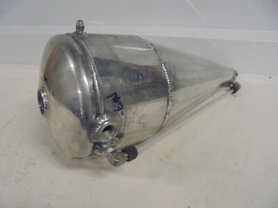 CHROME RADIATOR OVERFLOW TANK-RACING-RAT ROD-HOT ROD-STREET-CUSTOM ...