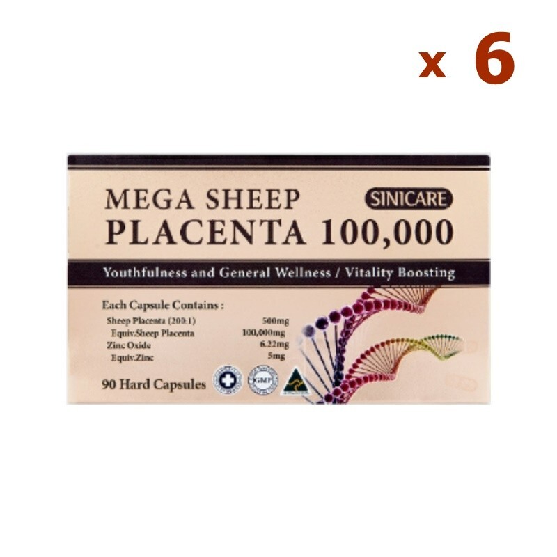 6 x Sinicare Mega Sheep Placenta 100000 90 Capsules | eBay