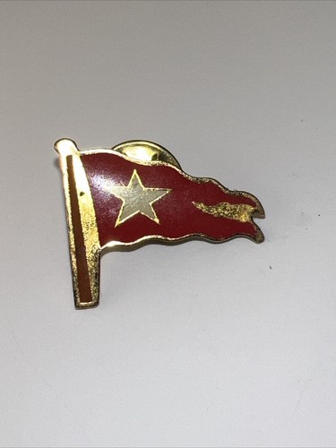 RMS TITANTIC White Star Line Iconic Burgee Flag Lapel Pin 1912 Vintage ...