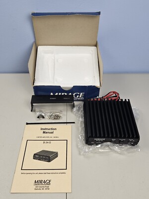 Mirage B-34-G Ham Radio 2-Meter VHF Linear Power Amplifier w/ Preamp | eBay