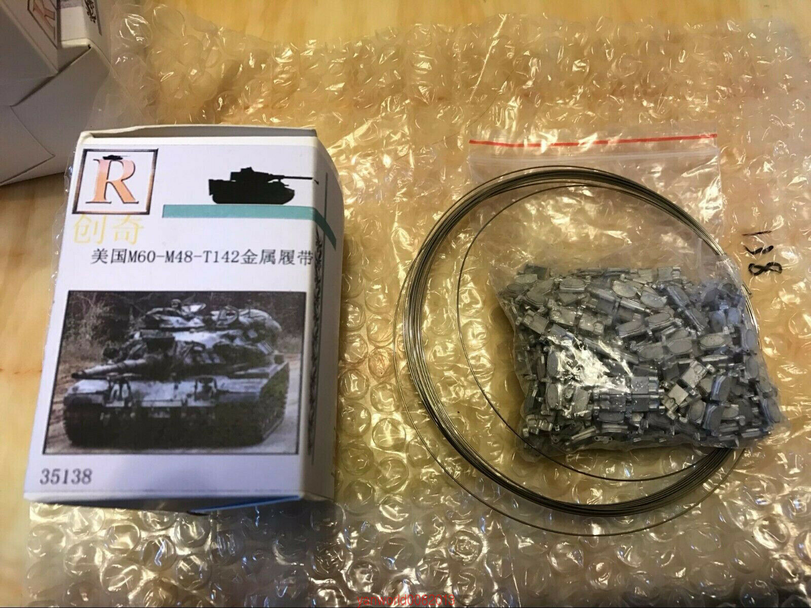 R-Model 1/35 35138 Metal Track T142 For modern U S M60/M48 Barton MBT ...