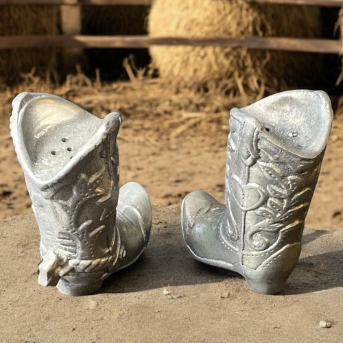 Arthur Court Sh*t Kicker Cowboy Boots Salt & Pepper Shakers Spurs ...