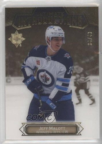 2022 Upper Deck Ultimate Collection Introductions Gold /49 Jeff Malott ...