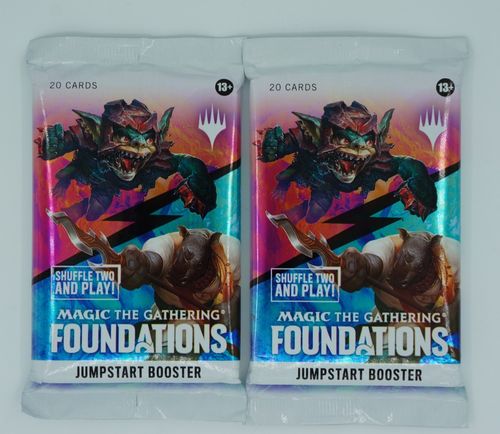 Magic The Gathering - Two (2) Foundations Jumpstart Booster Packs - New ...