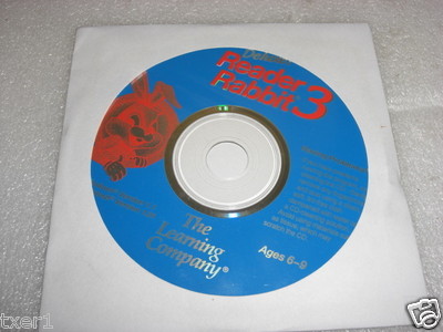 The Learning Company Deluxe! Reader Rabbit 3 Windows 1.1 Macintosh 1.01 ...
