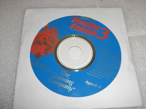 The Learning Company Deluxe! Reader Rabbit 3 Windows 1.1 Macintosh 1.01 ...