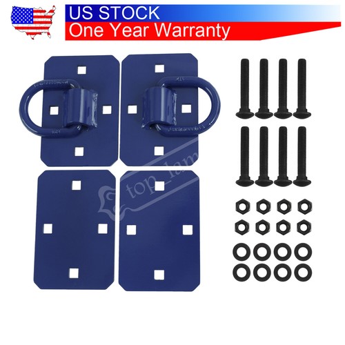 Max 12,000 LBS 1/2'' D Rings For Trailers & Trucks Tie Down Anchor w ...