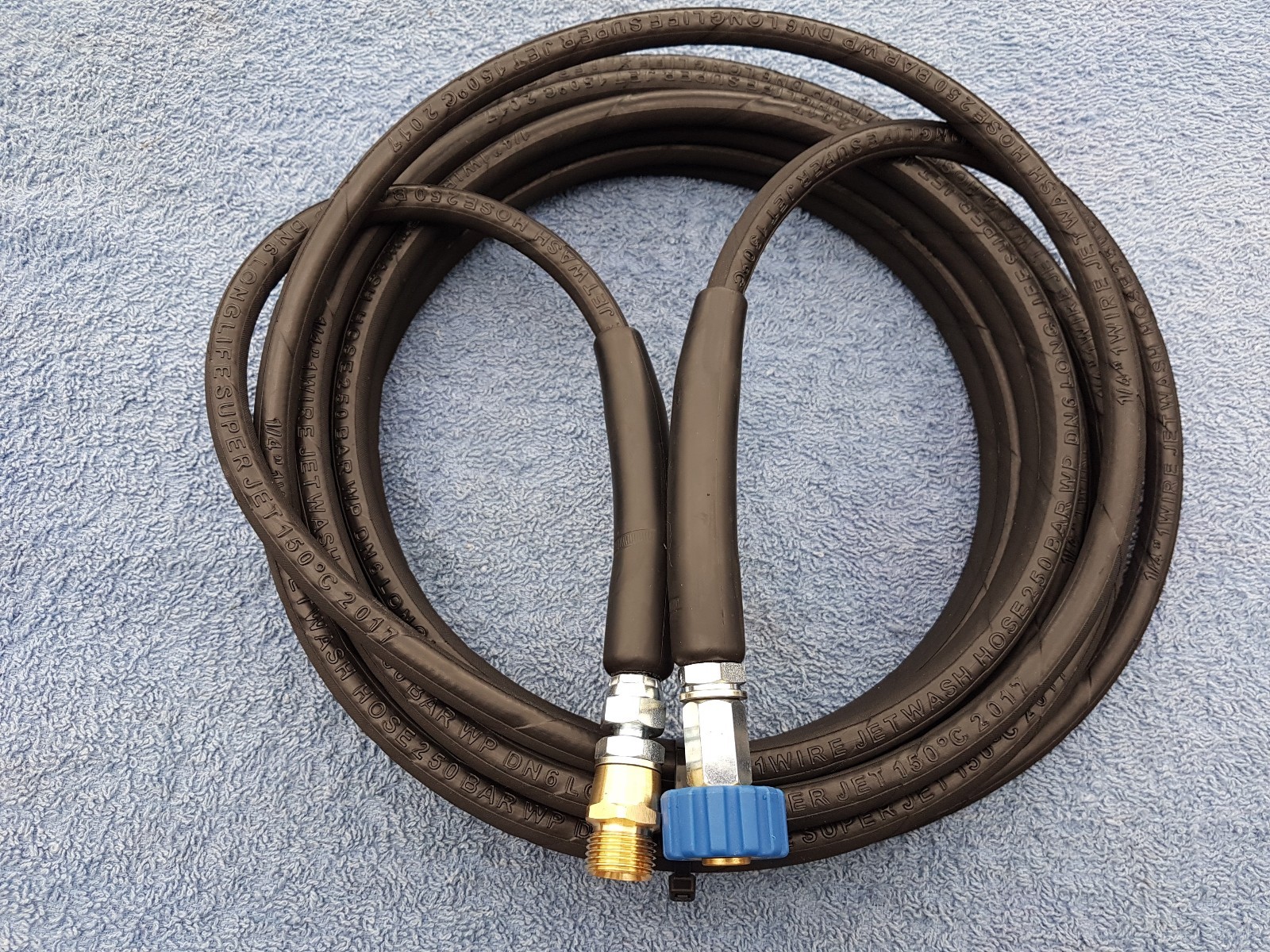 PRESSURE WASHER JETWASH KEW HOBBY 88 B150 EXTENSION RUBBER HOSE 1 WIRE ...