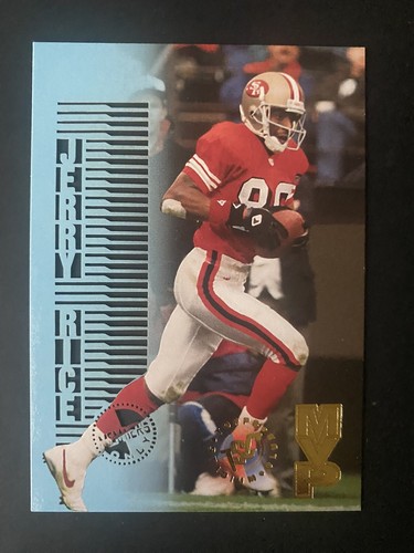 1995 Stadium Club JERRY RICE San Francisco 49ers MVP MEMBERS ONLY Card ...