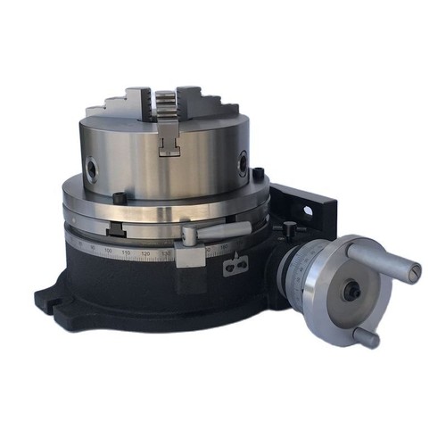 4'' Indexing Plate Rotary Table Vertical & Horizontal Dividing Head for ...