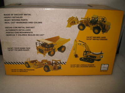 1/64 DIECAST MASTERS DM CAT CATERPILLAR 611 WHEEL TRACTOR SCRAPER ...