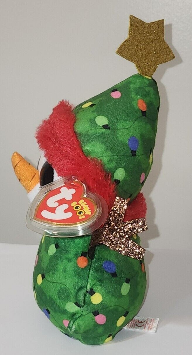 Ty Beanie Boos Set of 5 Christmas (Gnewman, Gnolan, Crumble, Garland ...