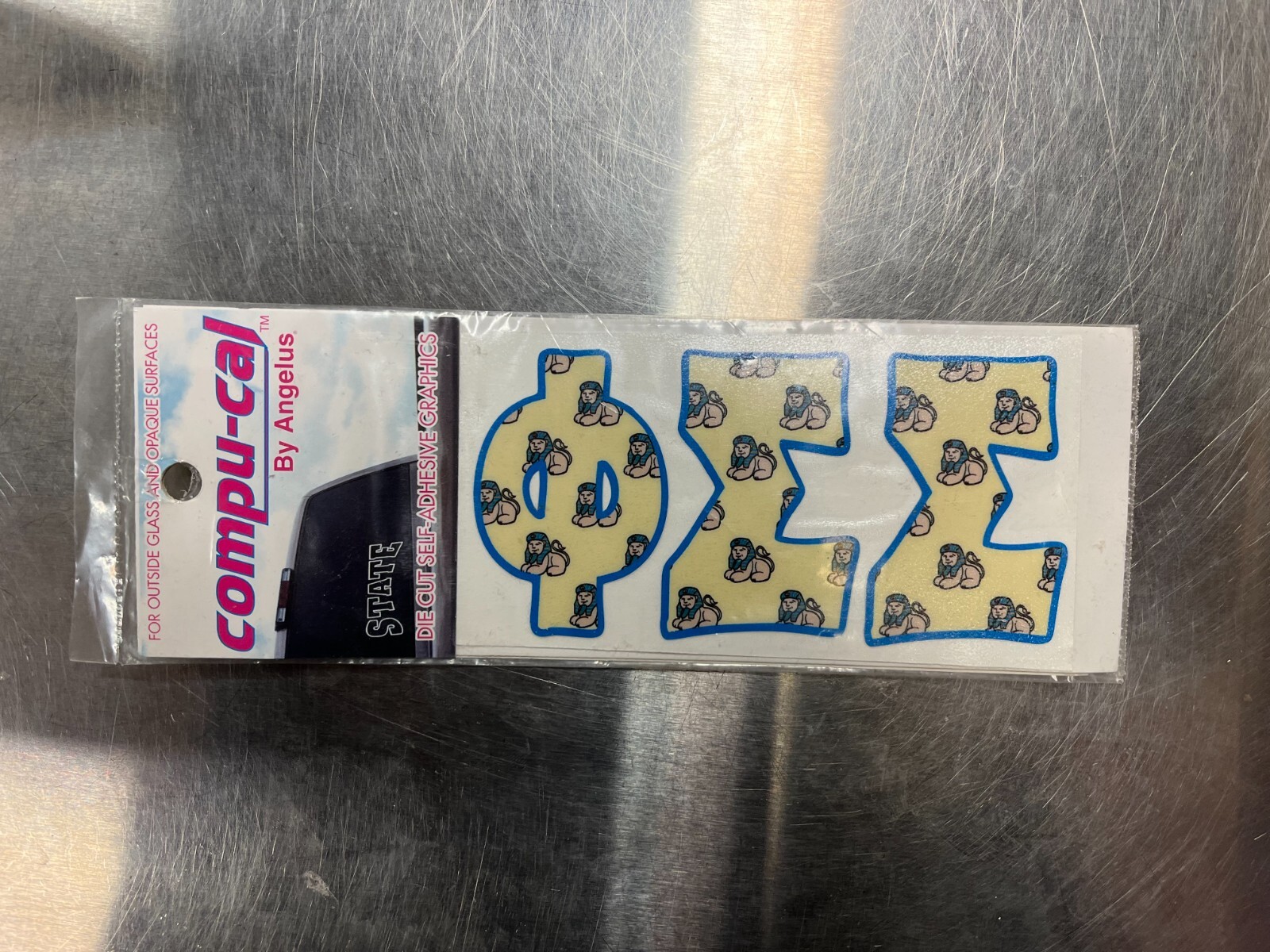 Phi Sigma Sigma Mascot Die Cut Self Adhesive Letter Sticker Decal 2 ...