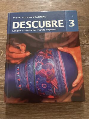 DESCUBRE 3 Vista Higher Learning Spanish textbook 2022 9781543331240 | eBay