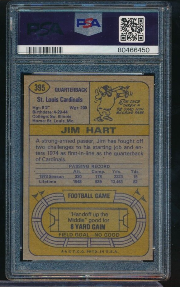 1974 Topps #395 Jim Hart PSA 4 signed auto autograph PSA/DNA 10 * | eBay