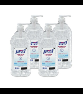 PURELL Advanced Hand cleaner , 2 Liter Bottle (4 PACK) 9625-04 ...