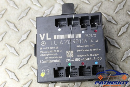 2013 MERCEDES BENZ C250 FRONT LEFT DOOR CONTROL MODULE UNIT LH DRIVER ...