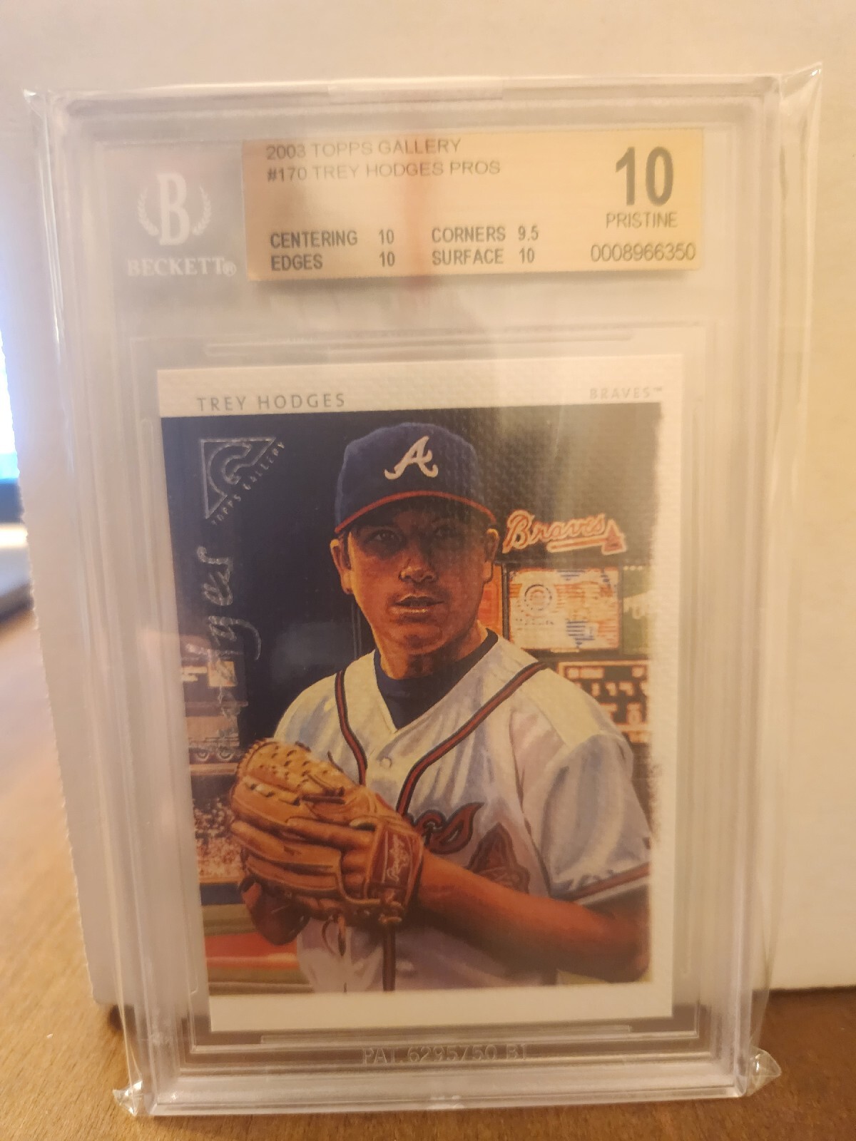 2003 Topps Gallery Baseball Set Break #170 Trey Hodges RC BGS 10 ...