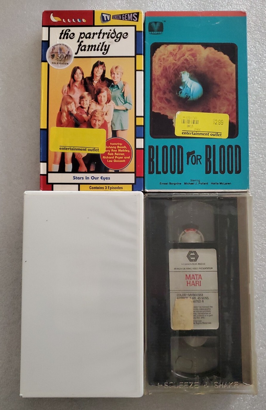 Lot of 4 VHS | eBay