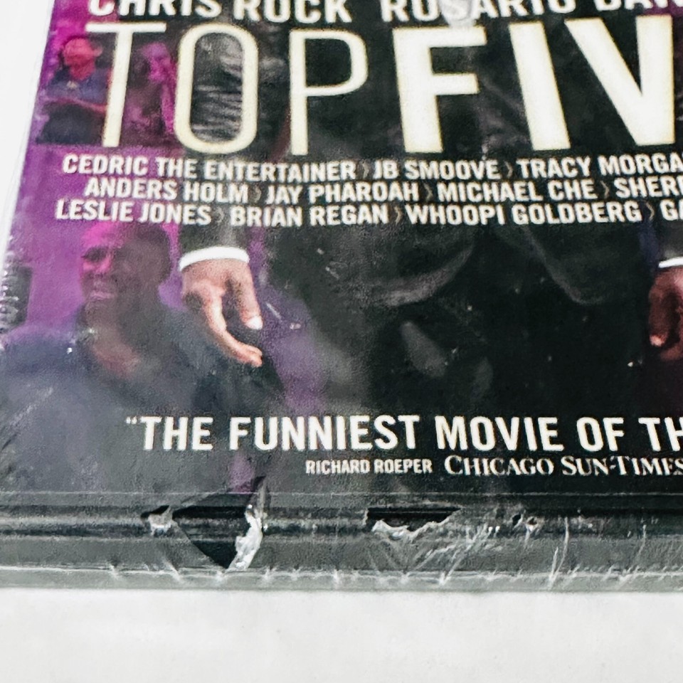 Top Five - DVD - New / Sealed - Comedy - Chris Rock - JB Smoove - Kevin ...