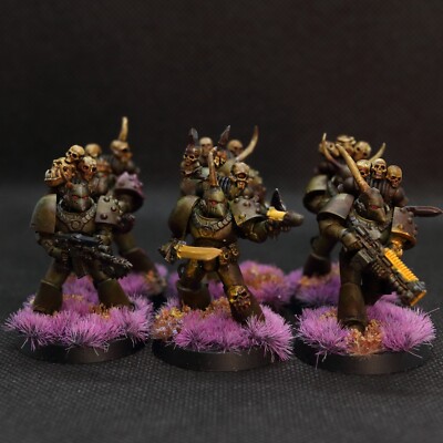 Chaos Kill team Warhammer 40k (nurgle) (Horus heresy) Field of rot | eBay