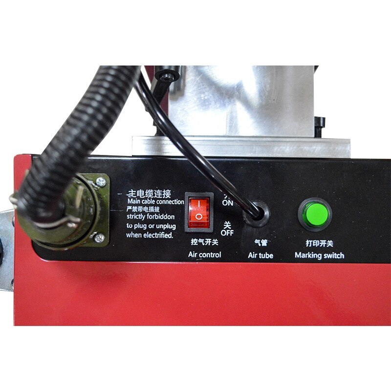 170 * 110mm Desktop Car Nameplate Marking Machine Metal Parts Engraving ...