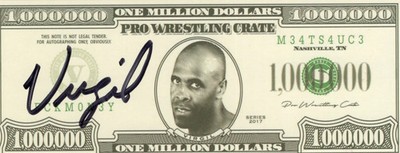 Virgil Parody signed 1 M bill! auto autographed WWE WWF WCW vincent | eBay