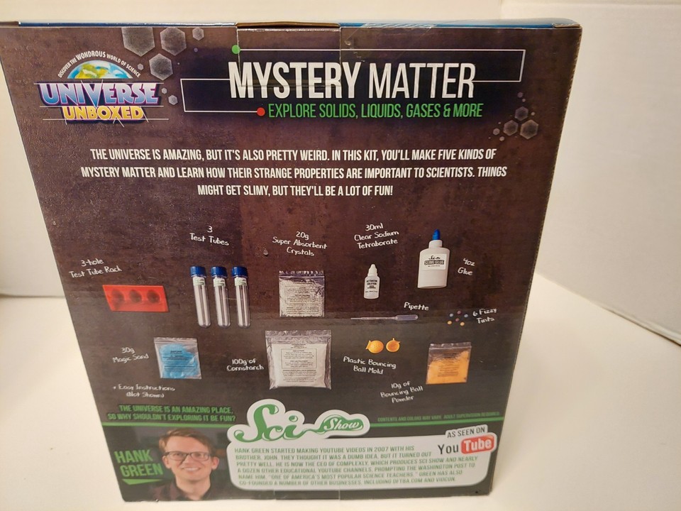 Mystery Matter Universe Unboxed 20 Cool Science Experiments New In Box ...