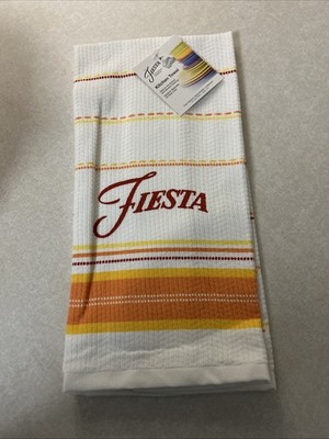 Fiesta Tableware Company Tea Towel NWT Sunrise Southwestern Colors | eBay