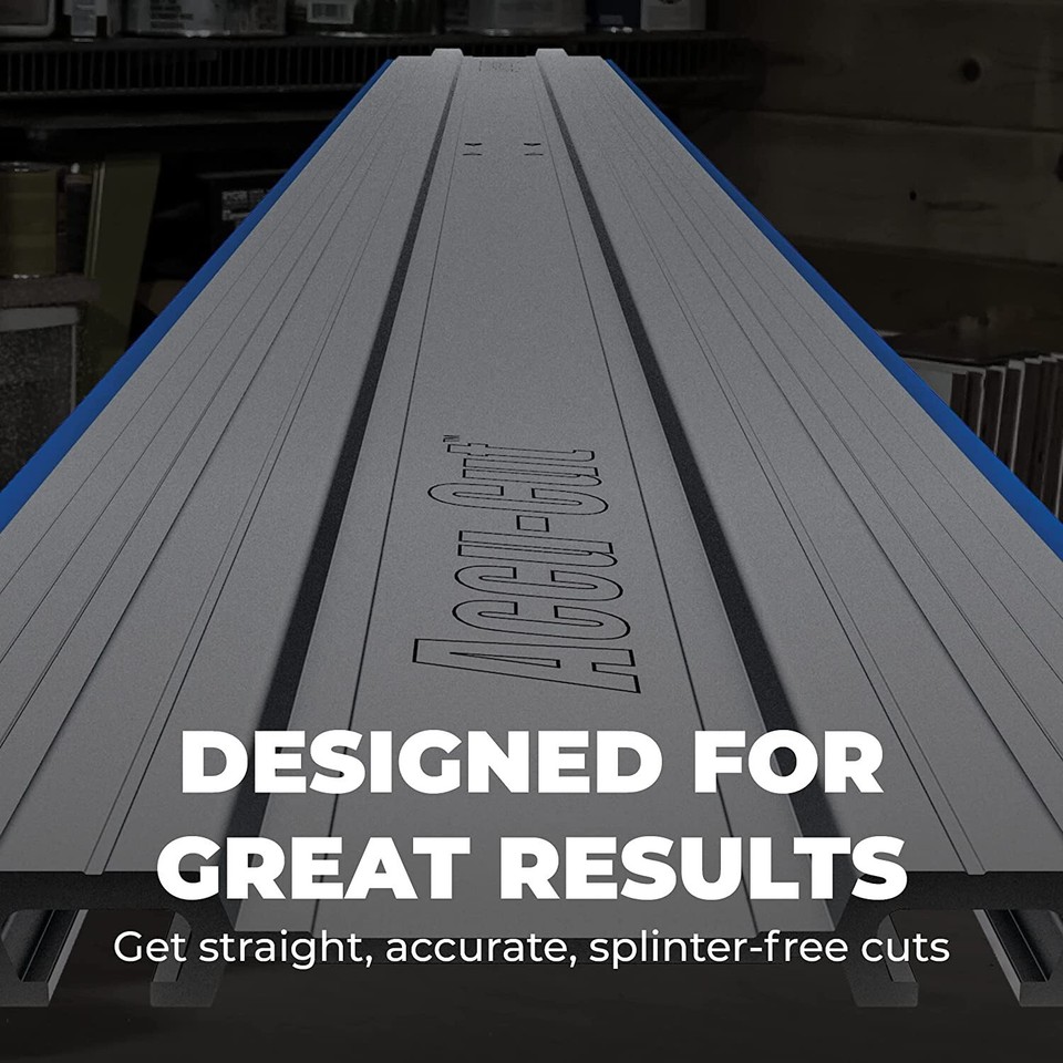 Universal Track Saw Guide System - Make Straight, Cross, Rip &Angled ...