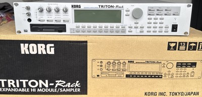 Korg Triton Rack Module Sampler Synth Studio Rack inc Vintage Archives ...