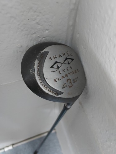 Snake Eyes Golf ELASTEEL DRIVER #3 14° driver Right Steel | eBay