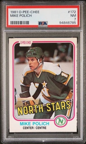 1981 O-PEE-CHEE 172 MIKE POLICH PSA 7 | eBay