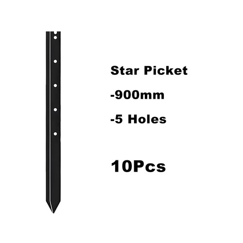 10 x Star Picket Steel Post 900mm, Black Y Post | eBay Australia
