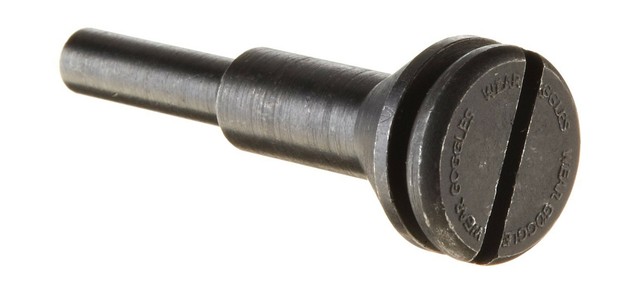Weiler 36512 Mandrel for Type 1 Cutoff Wheel 1/4 Diameter Shank and 3/8 ...