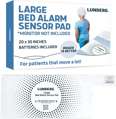 Large Bed Alarm Pad - Pager Not Included - Wireless Bed Sensor Pad ...
