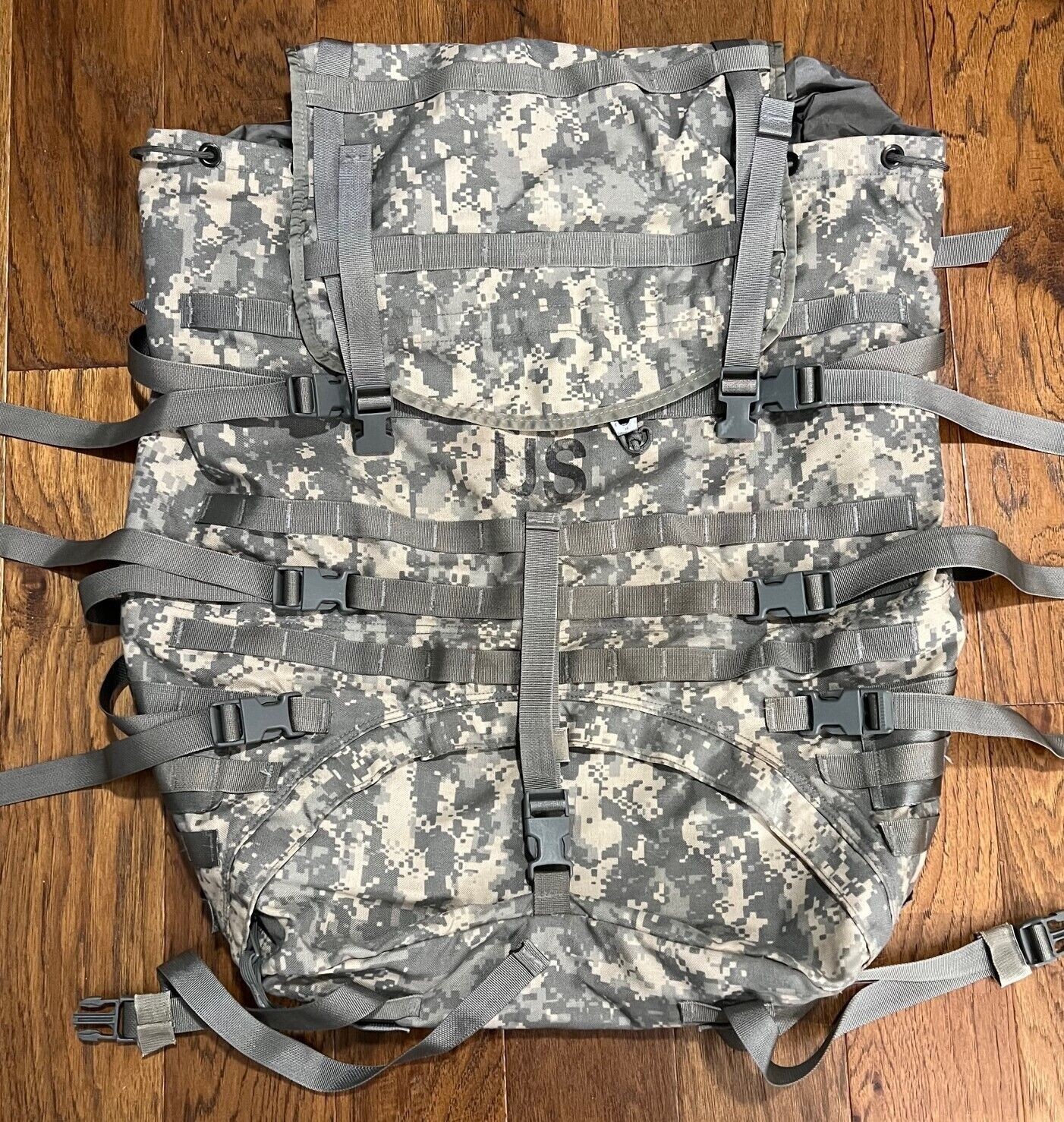 USGI MOLLE II ACU Large Field Pack Rucksack Complete w/ Sustainment ...