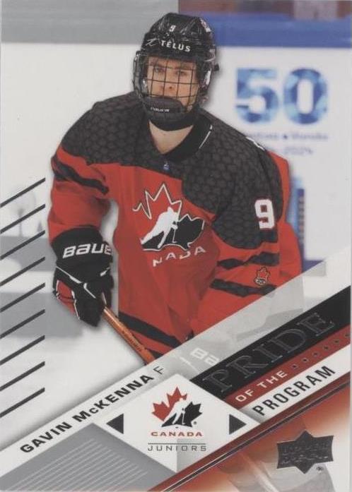 2024 Upper Deck Team Canada Juniors - Pride of the Program Gavin ...