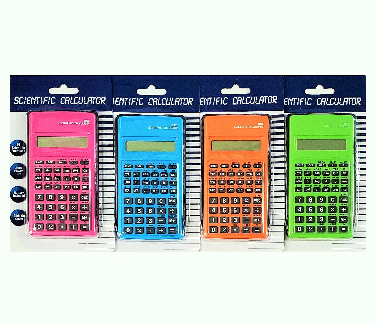 Bright Color - Scientific Calculator With Slide On Cover ( We Ship Any ...
