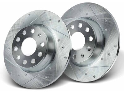 Autopart Premium 99PY84F Brake Rotor Set Fits 2007-2008 VW Eos ...
