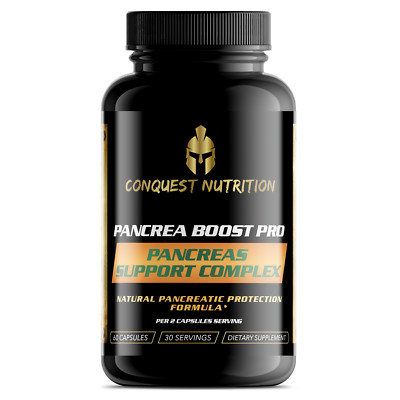 Conquest Nutrition Pancrea Boost Pro Pancreas Support Complex 60 Veggie ...