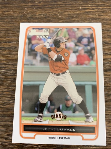 2012 BOWMAN ADAM DUVALL #BP44 GIANTS MINT OR BETTER RC ROOKIE | eBay