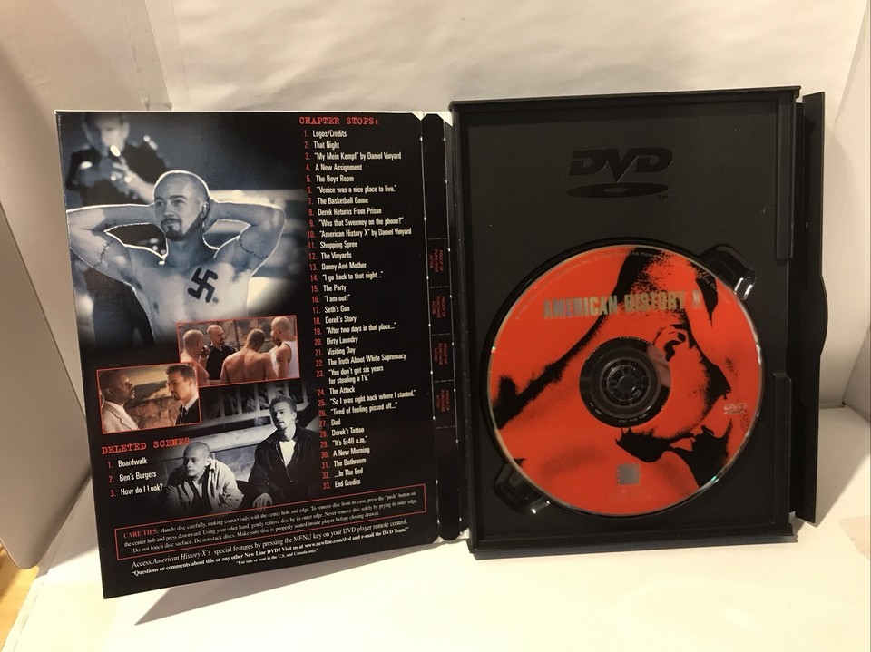 American History X DVD 1998 Rated R Movie Edward Norton 794043473920| eBay