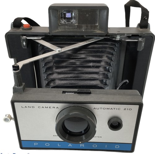 Polaroid 210 Instant Film Land Camera With Polaroid Cold Clip | eBay