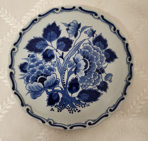 Delft Plate Blue Floral Wall Decor Cottage Kitchen Wall Art | eBay